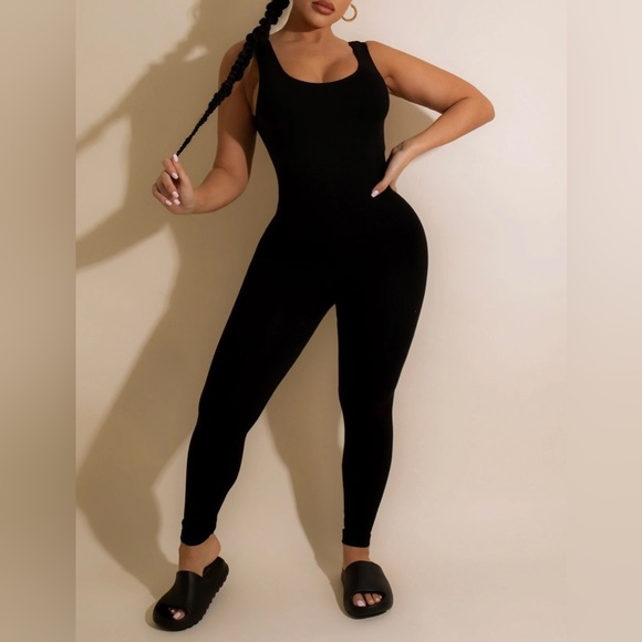 Pants & Jumpsuits | Sleeveless Low Back Jumpsuit | Poshmark